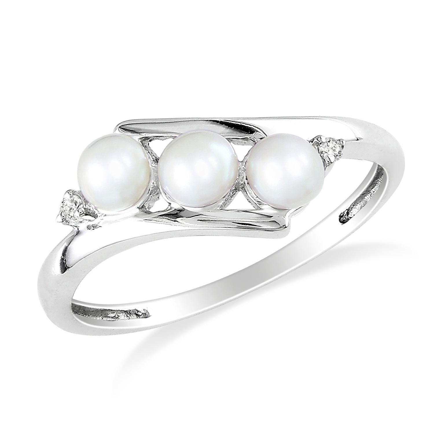 Click here for Miabella 3.5-4mm Freshwater Cultured White Pearl A... prices