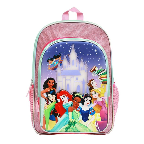 Disney Princess Light Up Castle Backpacks 17”, Disney Light Up Castle ...