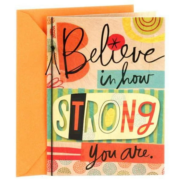 Hallmark Encouragement Card (Believe in How Strong You Are) - Walmart.ca