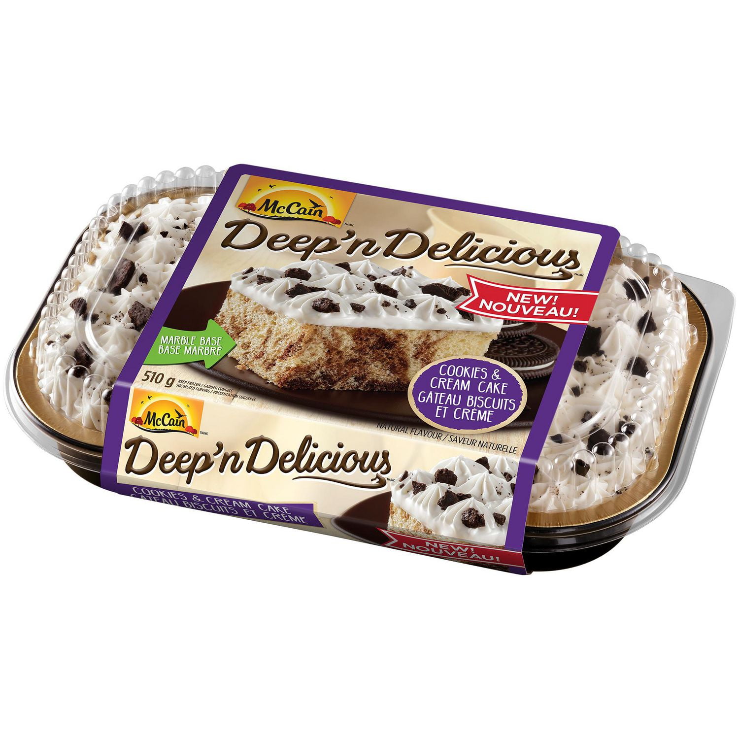 McCain Deep'n Delicious® Cookies & Cream Cake | Walmart Canada