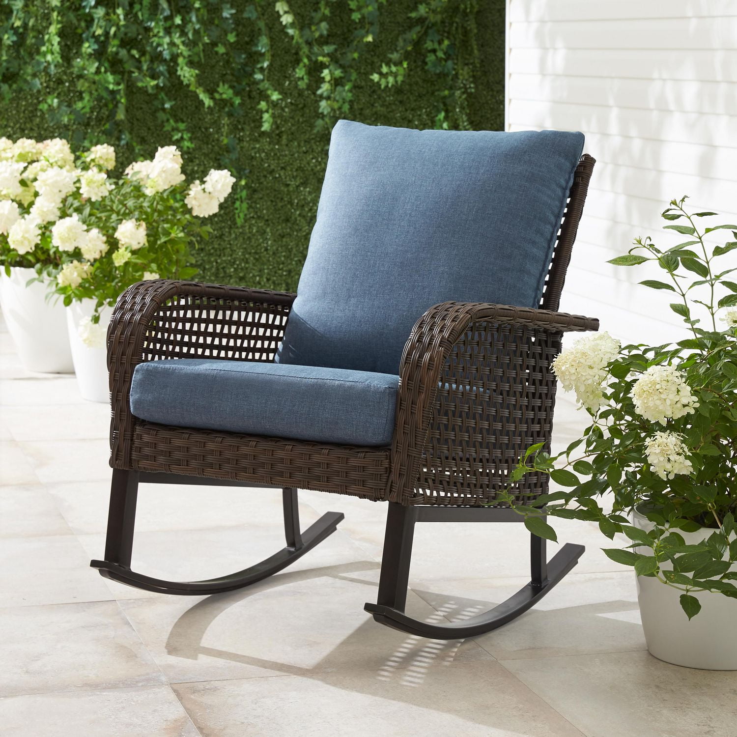 Tulum Natural Wicker Outdoor Rocker Chair Kirklands Home | atelier-yuwa ...