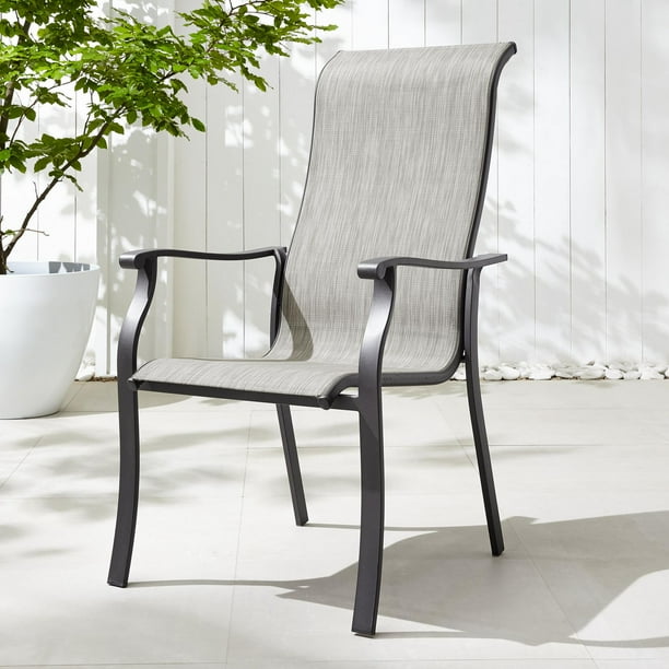 Mainstays 2-Pack High Back Sling Stacking Chairs - Walmart.ca