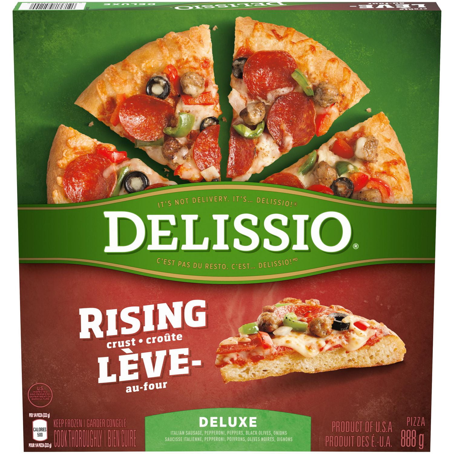 DELISSIO Rising Crust Pizza Deluxe | Walmart Canada