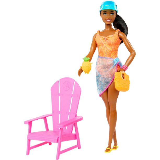 Barbie Pink Passport Hawaii Brooklyn Doll & Set with Clothes & Travel ...