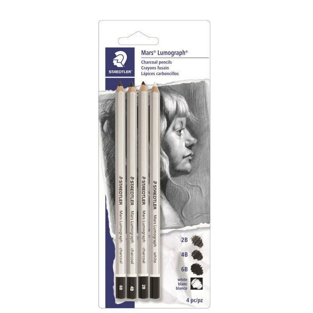 Staedtler Mars Lumograph Charcoal Pencils - Walmart.ca