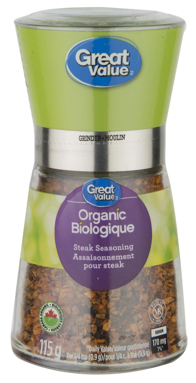 Great Value Organic Steak Seasoning | Walmart Canada