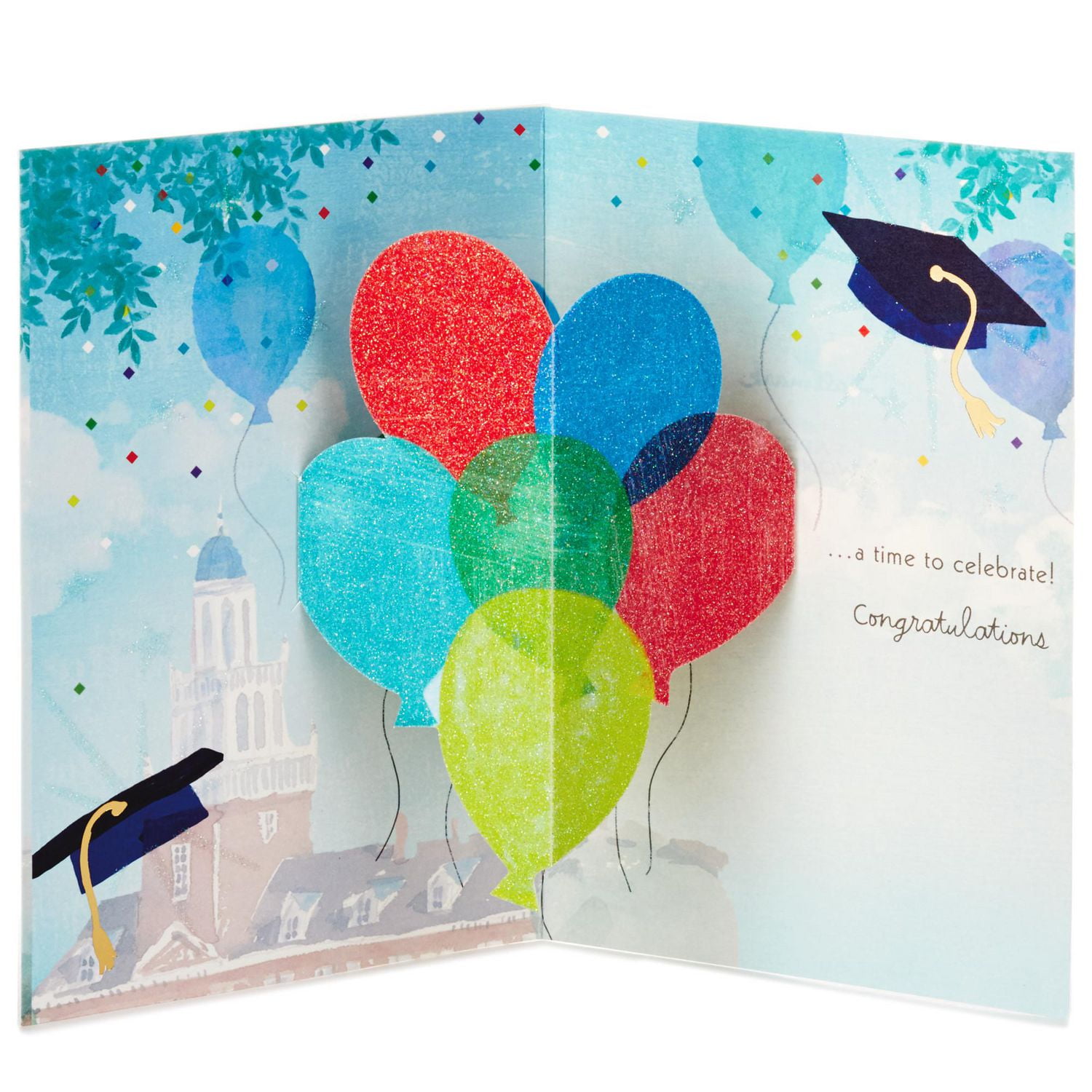 Hallmark Paper Wonder Pop Up Graduation Card (A Time to Celebrate ...