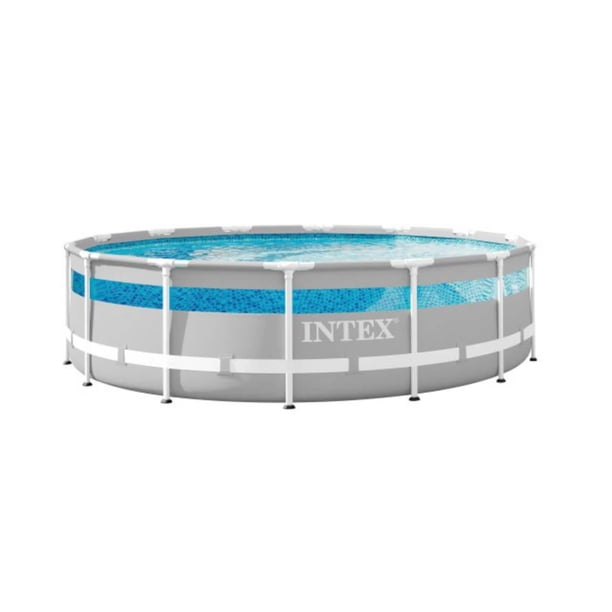 Intex 14Ft X 42In Prism Frame Clearview Premium Pool Set, Age: 6 ...