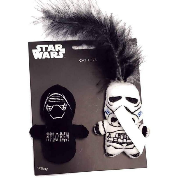 Silver Paw Star Wars Kylo-Ren and Storm Trooper Character Cat Toy ...