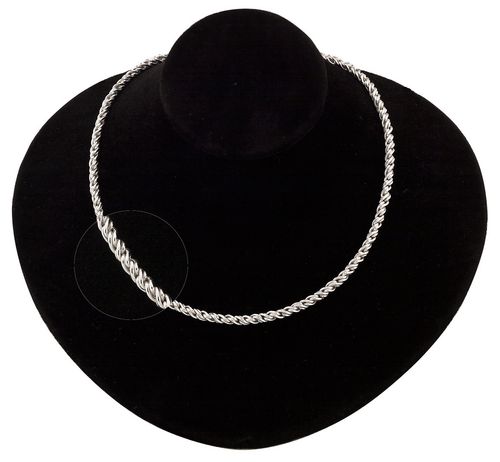 Sterling Silver Twisted Rope Neck Chain - 20" | Walmart Canada