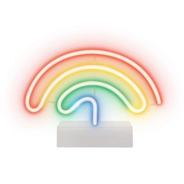 Brookstone Rainbow Neon LED Desk Light - Walmart.ca