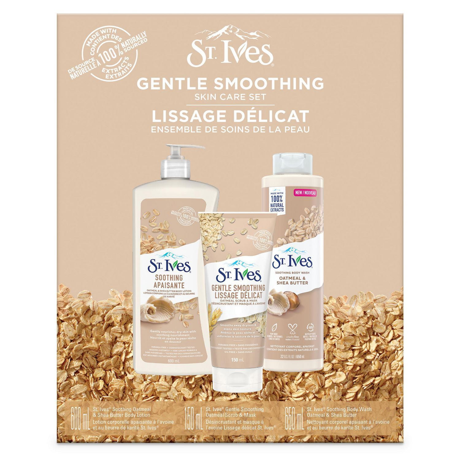 St Ives Oatmeal and Shea Butter Gentle Smoothing Gift Set | Walmart Canada