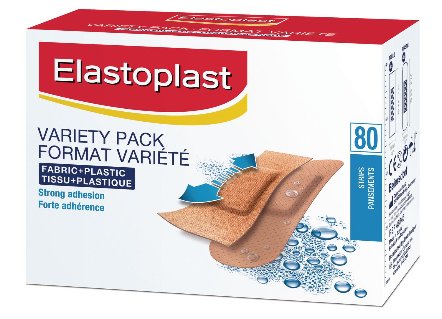 Elastoplast Fabric + Plastic Bandages Variety Pack | Walmart Canada