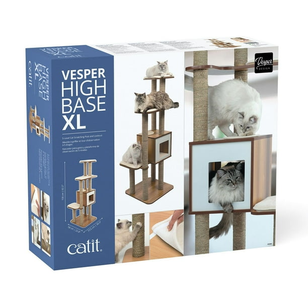 Catit Vesper High Base, Walnut, Extra Large Cat Tree - Walmart.ca