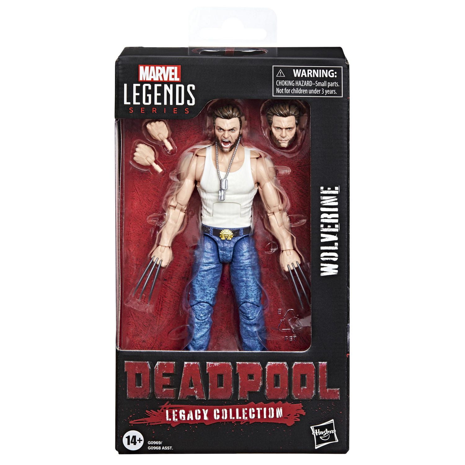 Marvel Legends Series Wolverine Deadpool 2 Adult Collectible Action Figure 6 Walmart