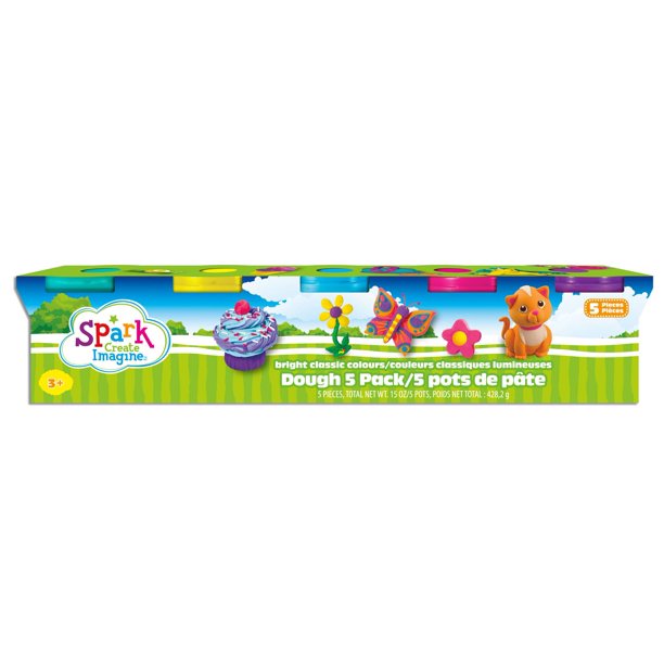 Spark Create Imagine Dough 5 Pack - Bright Classic Colours - Walmart.ca