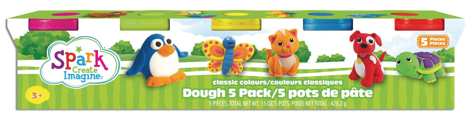 Spark Create Imagine Dough 5 Pack - Classic Colours | Walmart Canada