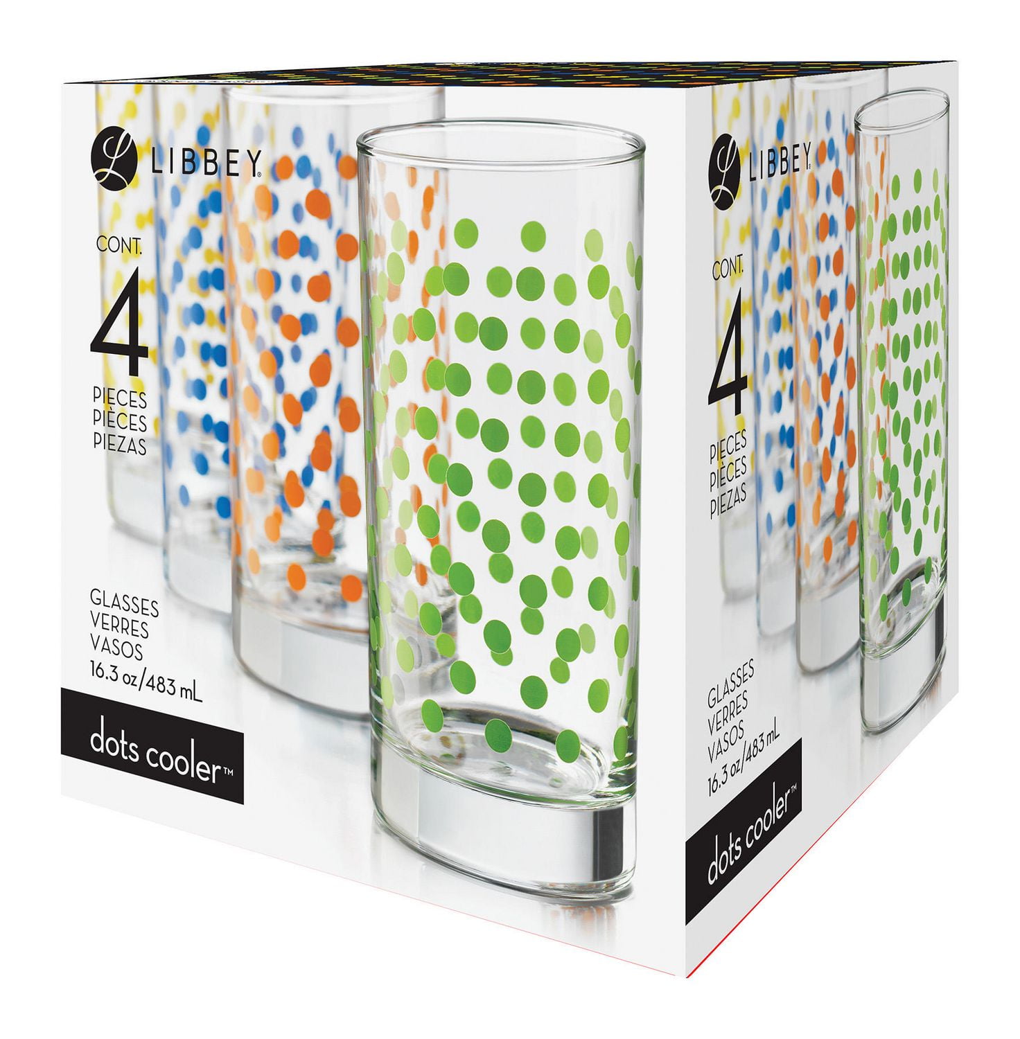 Libbey Dots Cooler Glasses Walmart Canada