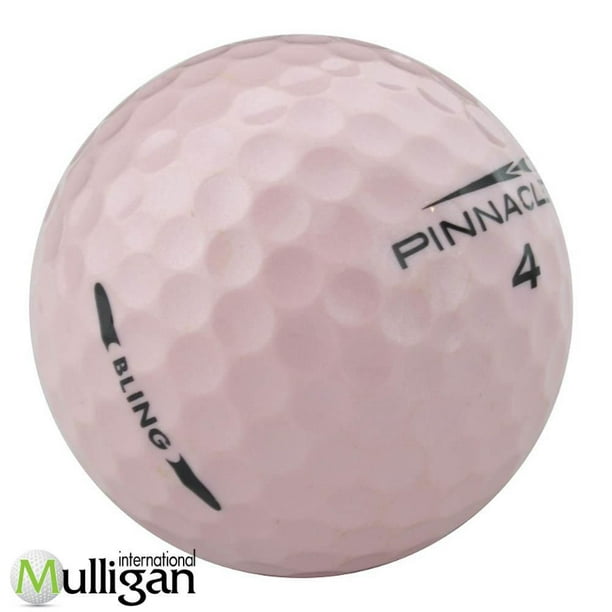 Mulligan - 60 Pinnacle Bling 5A Recycled Used Golf Balls, Pink - Walmart.ca