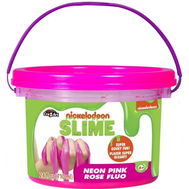 Nickelodeon Pre-Made Neon Pink Slime Tub (24 fl oz.) - Walmart.ca