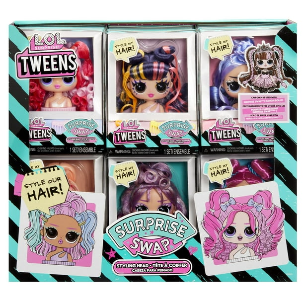 LOL Surprise Tweens Surprise Swap Styling Heads, ENDLESS MIX AND MATCH ...
