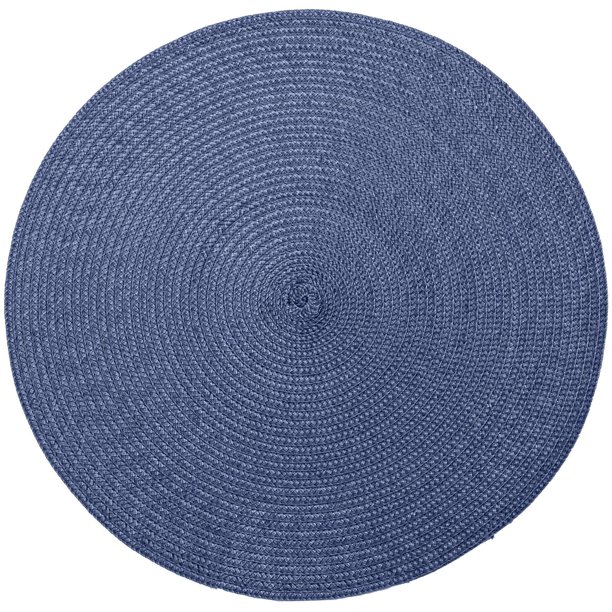 Hometrends Round Solid Woven Placemat, 15" round - Walmart.ca