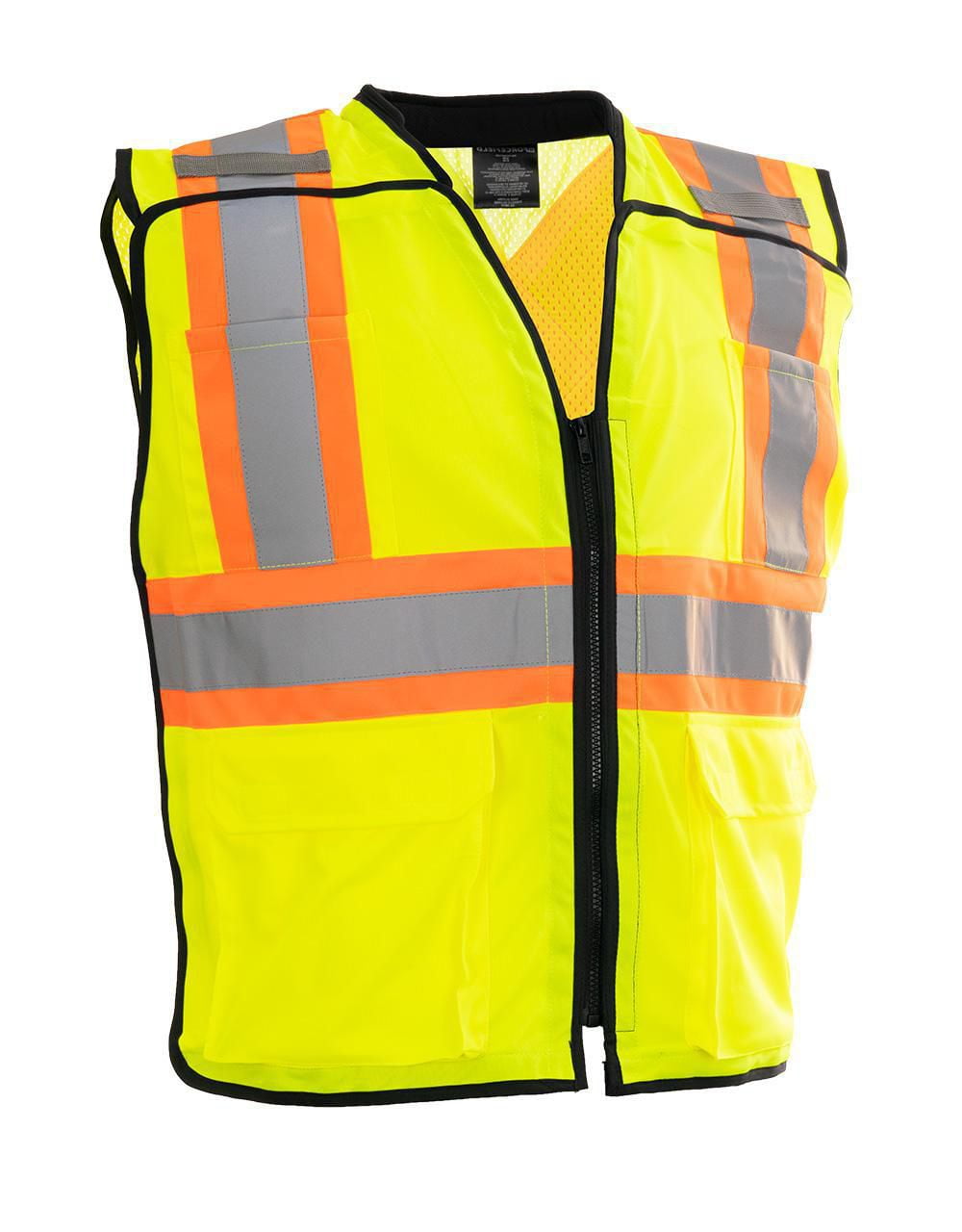 Click here for Forcefield Deluxe Zip-Up Safety Vest 5 Point Tear-... prices
