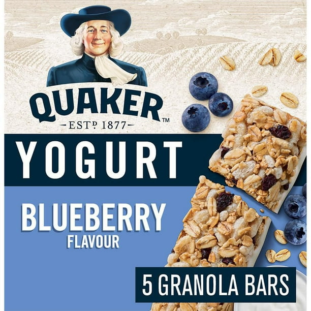 Quaker Chewy Yogurt Blueberry Granola Bars 5 Bars 175g Walmartca