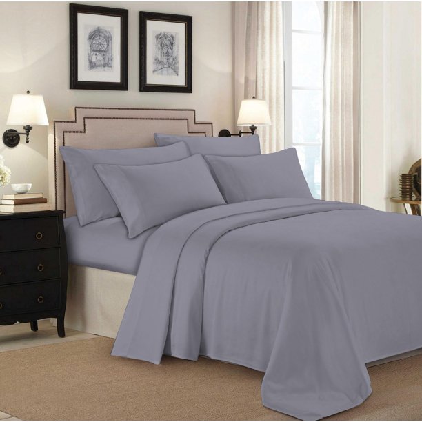 Johnson Home Huggable Jersey Knit Combed Cotton Easy Fit Sheet Set ...