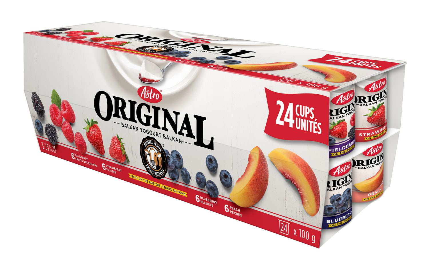 Astro All Natural Peach/Fieldberry/Strawberry/Blueb Fruit Bottom ...