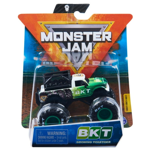 Monster Jam, Official BKT Truck, Die-Cast Vehicle, Ride Trucks Series ...