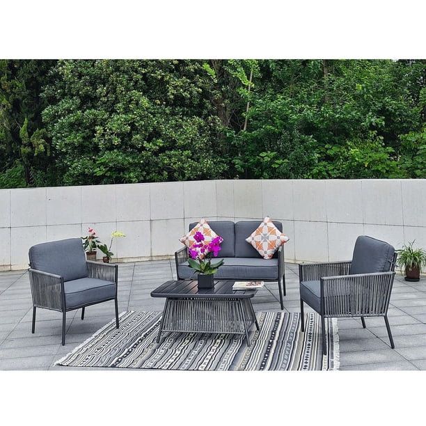 4-Piece Patio Conversation Set - Walmart.ca