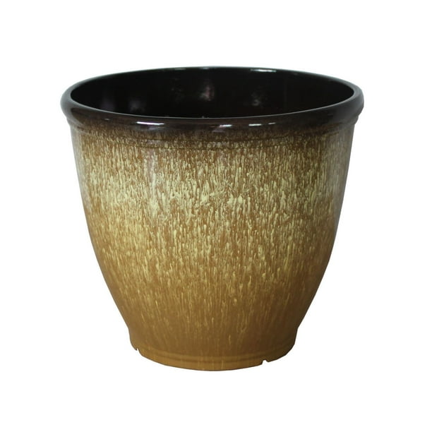 Hometrend/15 inch Gradient Planter/Gold - Walmart.ca