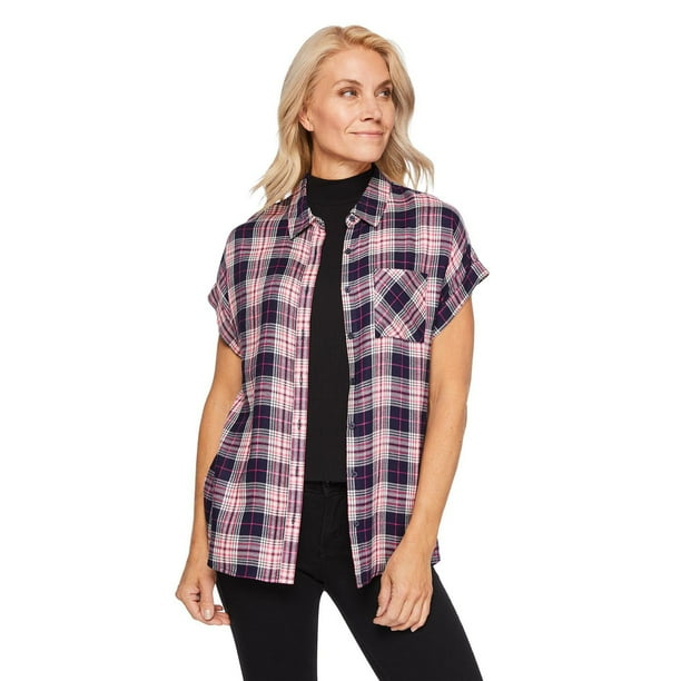 Iyla Women's Classic Plaid Shirt, Sizes S-XXL - Walmart.ca