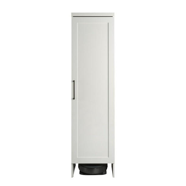 Sauder HomePlus Robot Vacuum Storage Cabinet, Soft White, 437397 ...