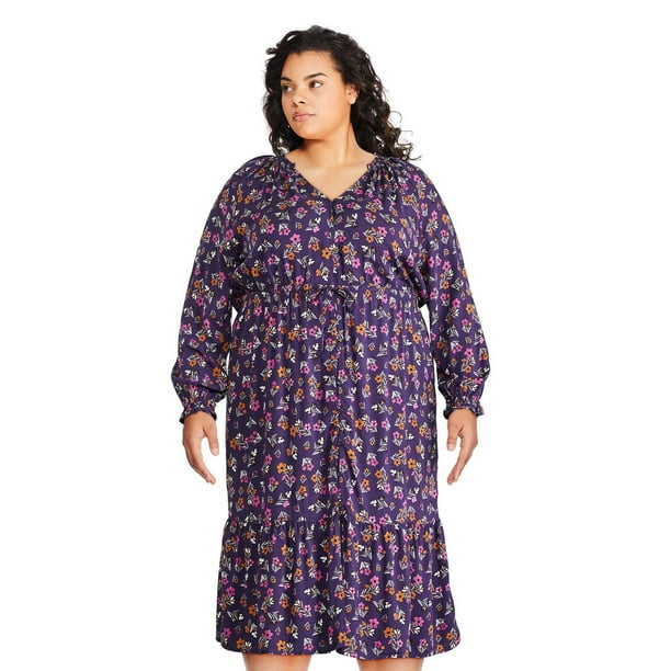 Robe à encolure en V George Plus pour femmes Tailles 1X-4X - Walmart.ca