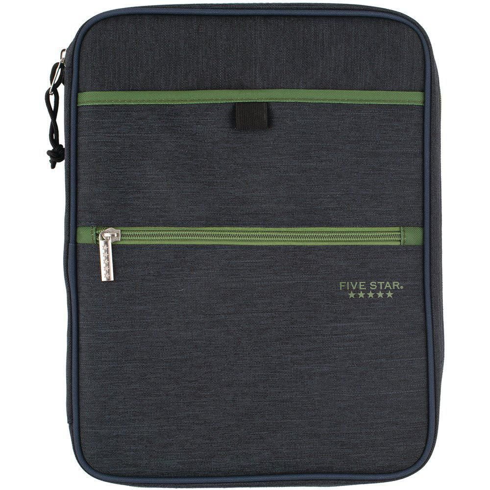 Five Star 1" Carry-All Zipper Binder, Olive/Black | Walmart Canada