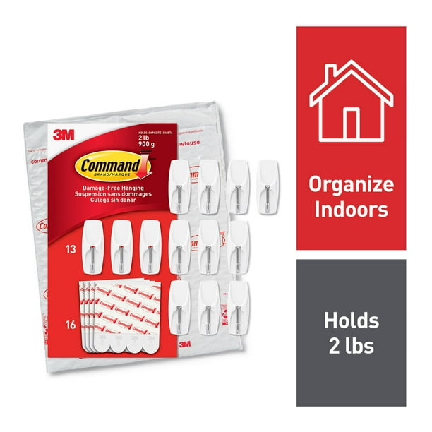 Command(TM) Brand® Medium Wire Hook Value Pack 17065-13NA - Walmart.ca