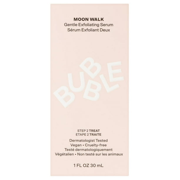 Bubble Skincare Moon Walk Gentle Exfoliating Serum, 1 FL OZ / 30ml ...
