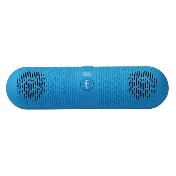 Top Tech Audio Portable Bluetooth Speaker with FM Radio - Blue - Walmart.ca