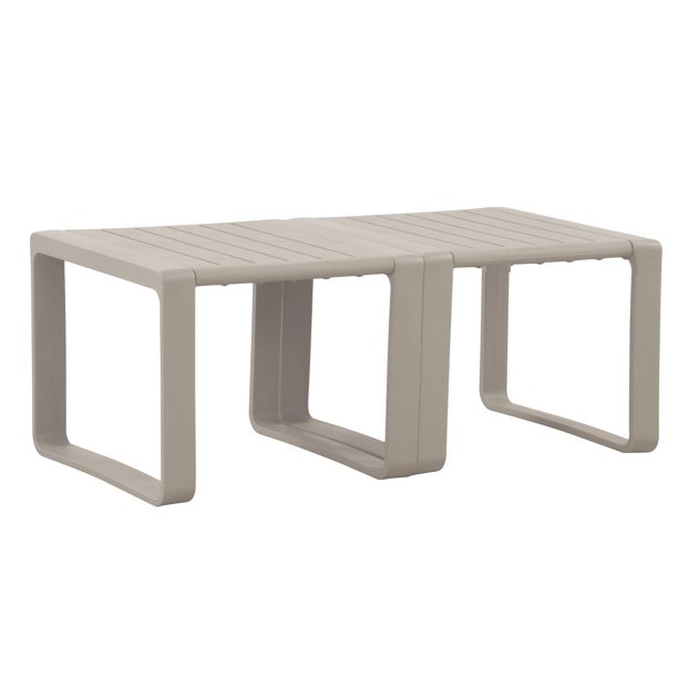 Plus Collection Recycled Plastic Coffee Table Set - Walmart.ca