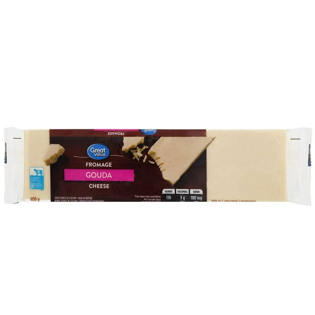 Great Value Gouda Cheese, 400 g - Walmart.ca