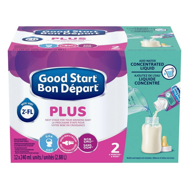 Good Start Plus 2 Baby Formula, Concentrated Liquid, 12 x 240ml ...