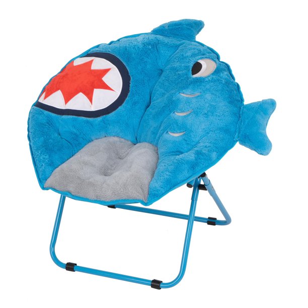 Shark-Embrodiery kids moon chair - Walmart.ca