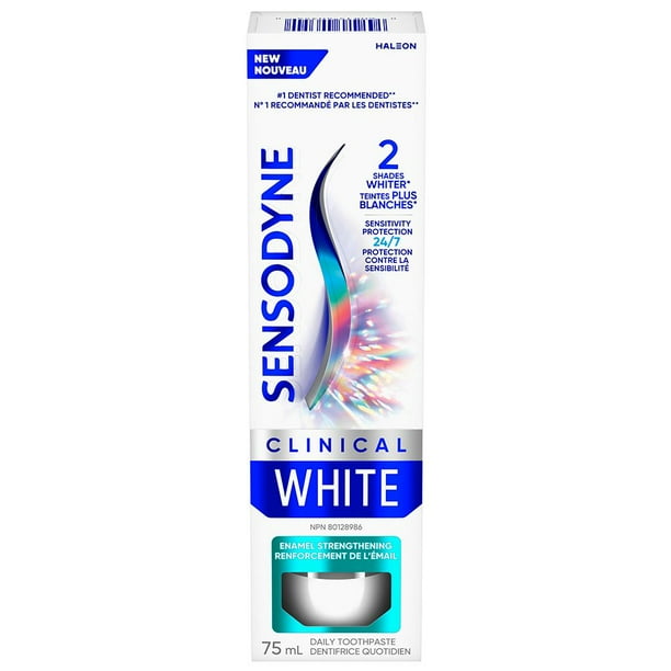 Sensodyne Clinical White, Enamel Strengthening Toothpaste, Toothpaste ...