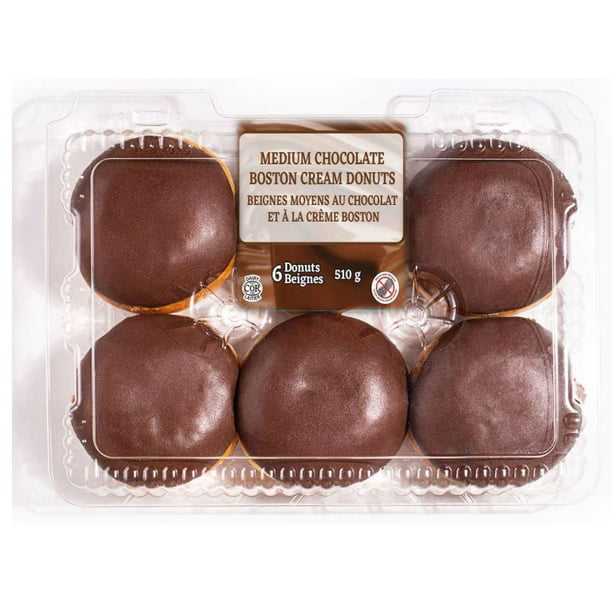 CT Bakery, Medium Chocolate Boston Cream Donuts, 85G X 6 Pack - Walmart.ca