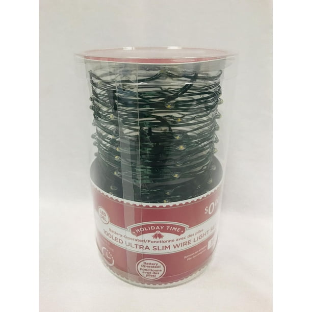 100 LED MULTI ULTRA-SLIM WIRE LIGHT SET - Walmart.ca