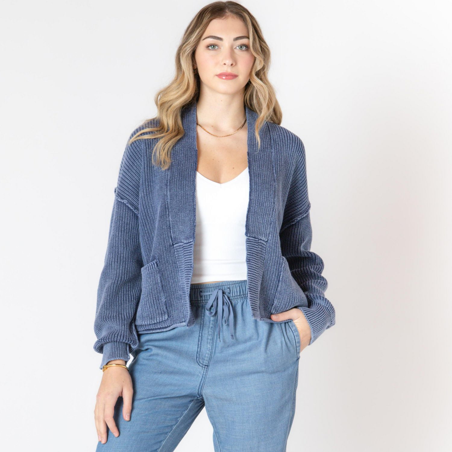 Click here for Devoted Long Sleeve Loose Fit Knitted Sweater M prices