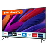 onn. 50" 4K UHD HDR Roku Smart TV (Model 100012585-CA-Black), 4K, 3 ...