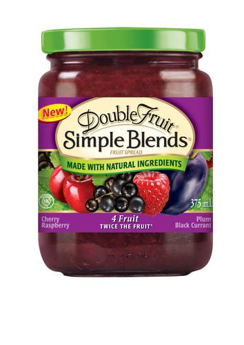 Double Fruit® Simple Blends™ Fruit Spread - 4 Fruit | Walmart Canada